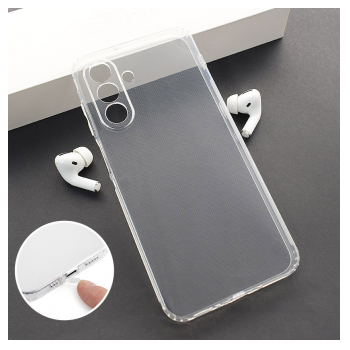 Maska Skin Silikon with pluggy za Samsung A26 5G/ A266B transparent