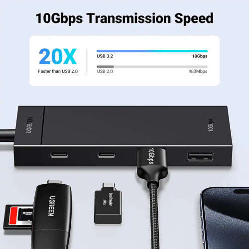 UGREEN CM806 USB-C hub 4 porta 3.2 (35583)