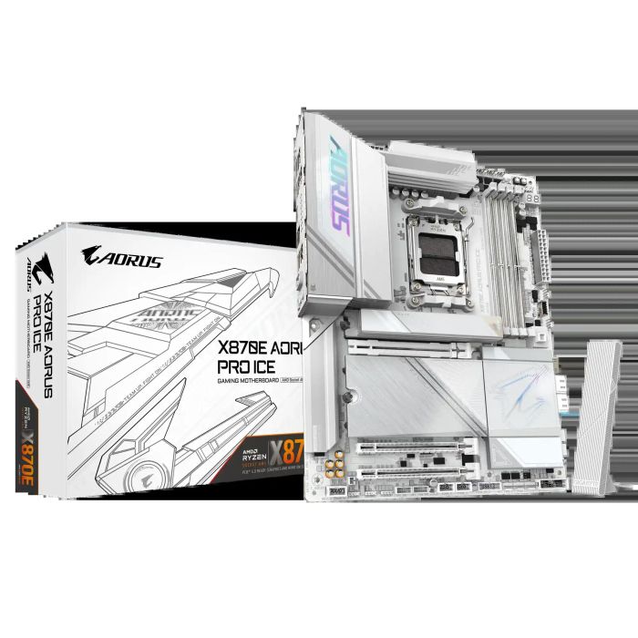 Matična ploča Gigabyte AM5 X870E Aorus Elite WIFI7 Ice