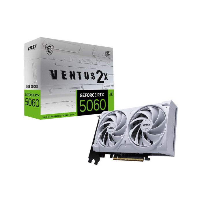 SVGA MSI RTX 5060 8GB Ventus White 2X OC GDDR7, V537-003R