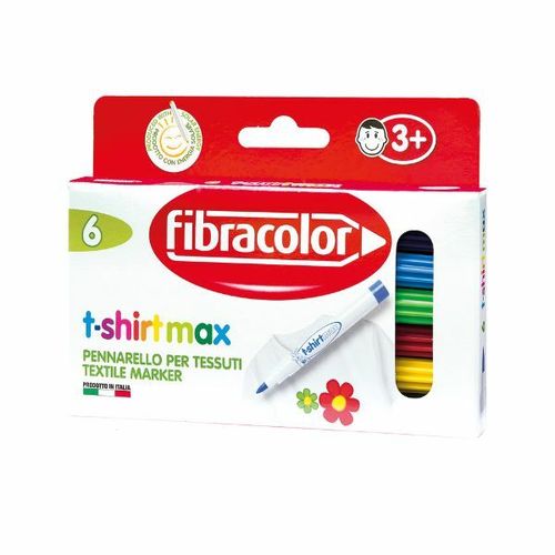 Flomasteri Za Tekstil 6/1 Fibracolor