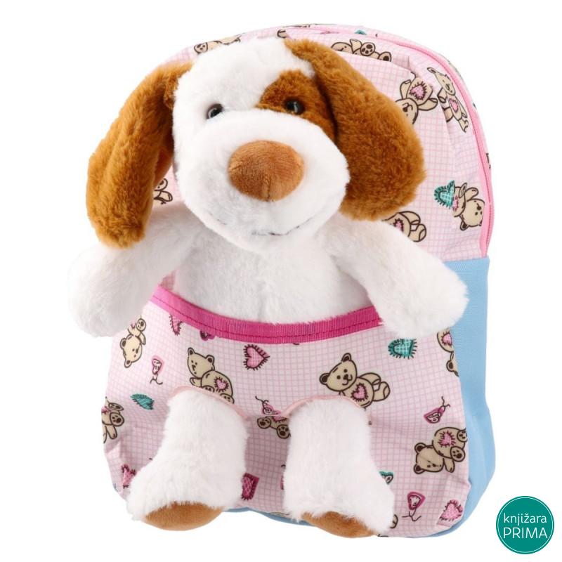 Ranac za vrtić Lush - Dog Pink