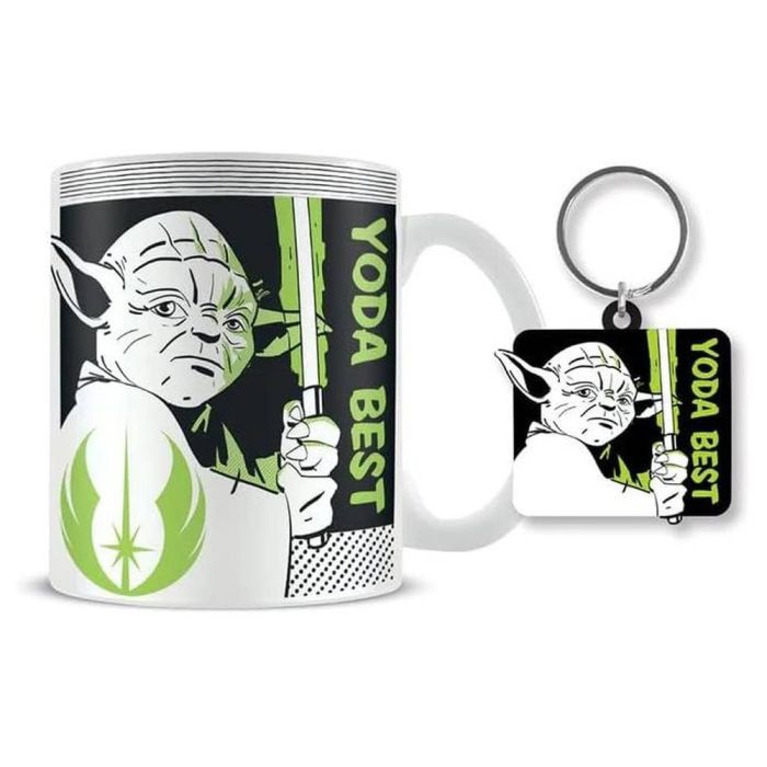 Star Wars (Yoda Best) Mug & Keychain Set