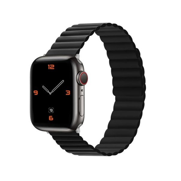 Silikonska narukvica za Apple Watch sa magnetom crna 38/ 40/ 41 mm