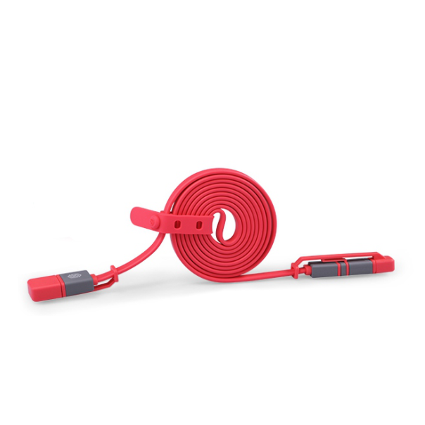 Nillkin USB kabel Plus II 2u1 (Lightning/ Micro) 1,2m pink.