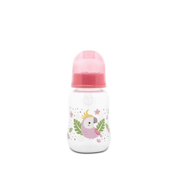 LORELLI Flašica za bebe Easy grip 125ml, pink