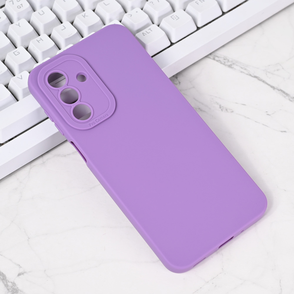 Maska za Samsung Galaxy A17 Silikon Pro Camera ljubičasta