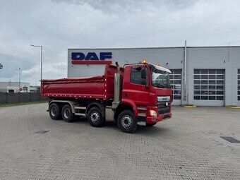 DAF CF 460, pohon 8x4, Trojstranný sklapač ,EURO 6 TOP STAV kiper