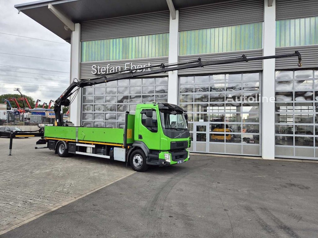 Volvo FL 42 R Kran Hiab XS 088 Funk bis 14 m! Kamera kamion s ravnom platformom
