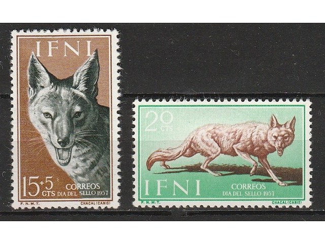 Ifni - 1957 - Golden Jackal - MH