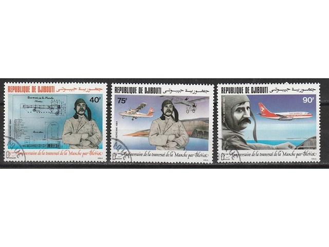 Džibuti, Djibouti-1984-Bleriots Flight over English Cha