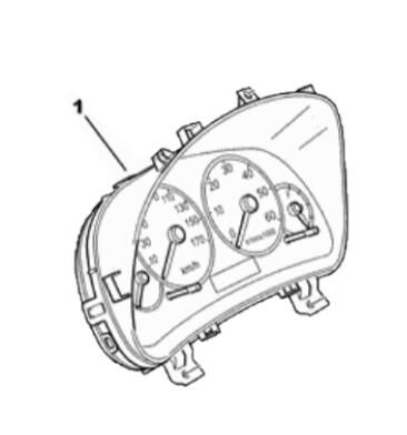 1606899980 instrument tabla za Citroen C 25 Furgón kamiona
