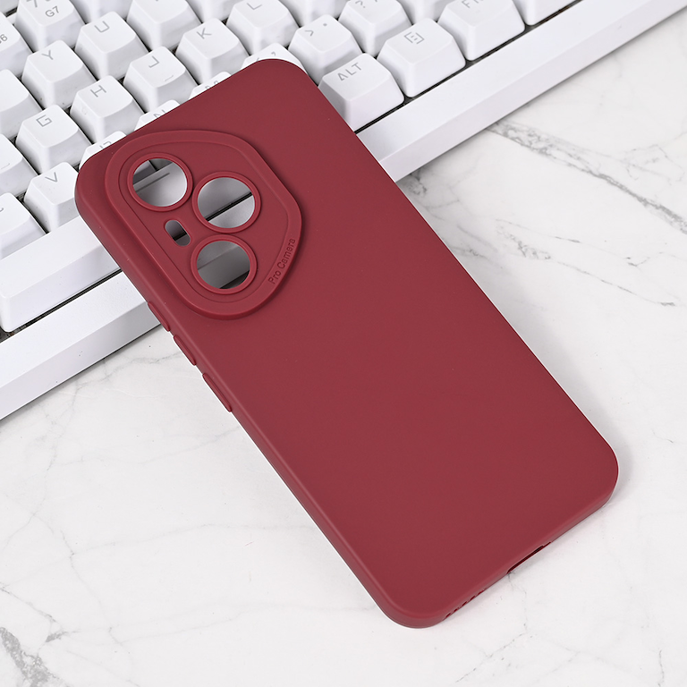 Zastitna maska (futrola) Silikon Pro Camera - Huawei Honor 400 Pro bordo