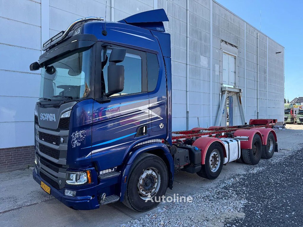 Scania R730 V8 8X4 EURO 6 HUB REDUCTION RETARDER kamion šasija