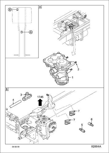 1601034 glavni kocioni ventil za DAF XF 105 kamiona