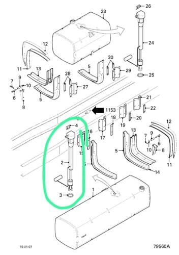 1785832 senzor za DAF XF 105 kamiona