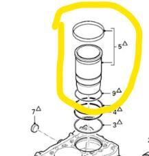 40369962 košuljica cilindra za DAF Serie XF105.XXX kamiona