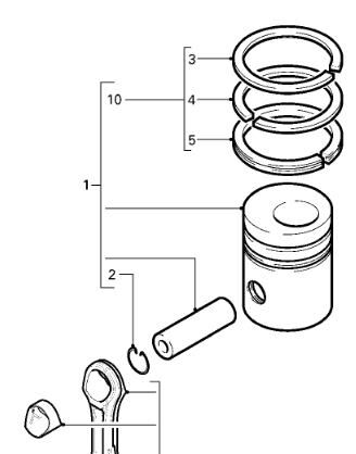 40459600 klipnjača za DAF Serie XF105.XXX kamiona