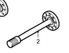 1240874 kardansko vratilo za DAF 95 XF kamiona