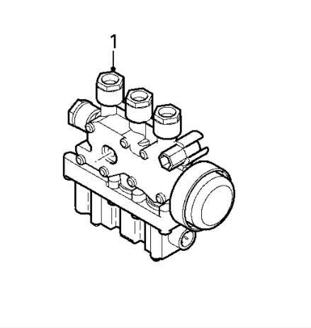 1343255 glavni kocioni ventil za DAF Serie XF105.XXX kamiona