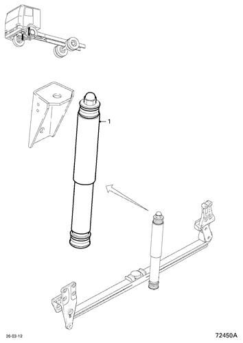 1407071 amortizer za DAF Serie LF55.XXX desde 06 kamiona