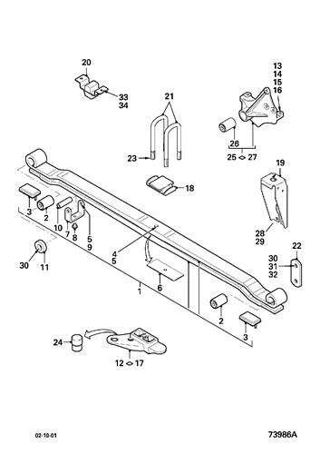 1405329 gibanj za DAF Serie LF55.XXX desde 06 kamiona