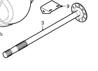 1363851 zadnji most za DAF XF 105 kamiona