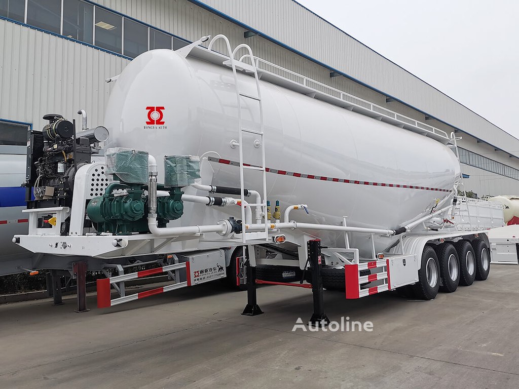 Nova 4 Axle 50m3 Powder Bulk Cement Tanker Semi Trailer cisterna za prevoz cementa