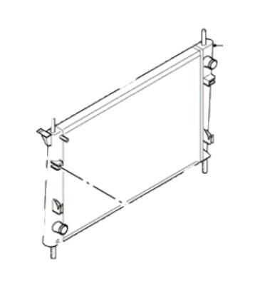 1671798 radijator za hlađenje motora za Ford Transit Bus (FY)(2000->) kamiona