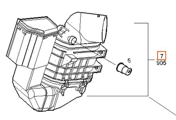 504151622 filter za vazduh za IVECO EuroCargo (03.2008->) kamiona
