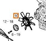 93811590 ventilator hladnjaka za IVECO TURBO DAILY 96 kamiona