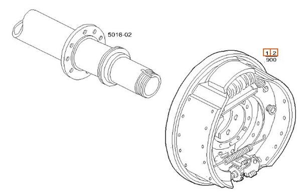 4846044 kočioni doboš za IVECO Daily I kamiona
