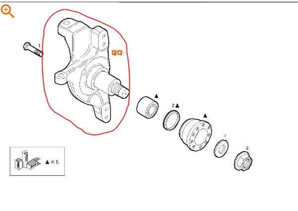 504207334 upravljački zglob za IVECO DAILY kamiona