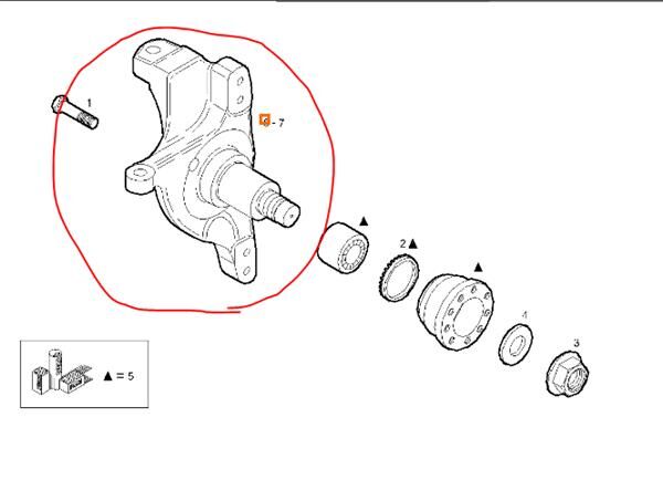 504207335 upravljački zglob za IVECO DAILY kamiona