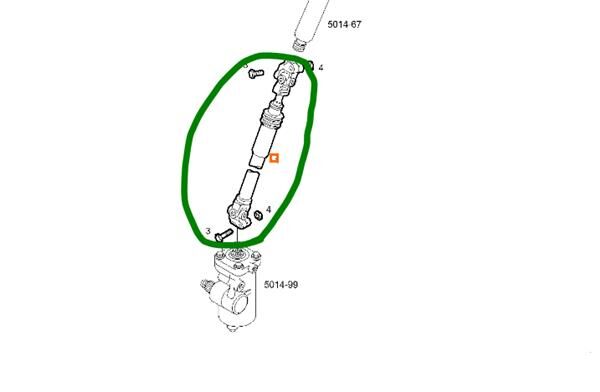 KS00000011 upravljački stub za IVECO EuroCargo tector kamiona