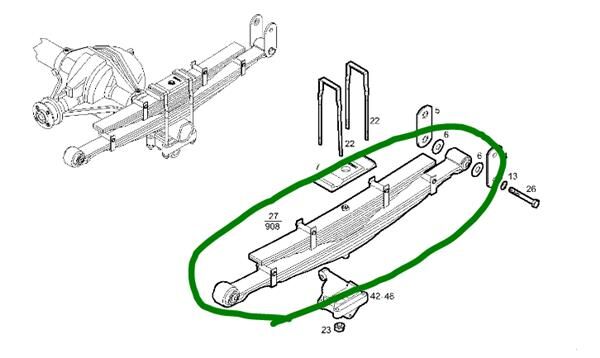 98413941 zadnji most za IVECO EuroCargo tector kamiona