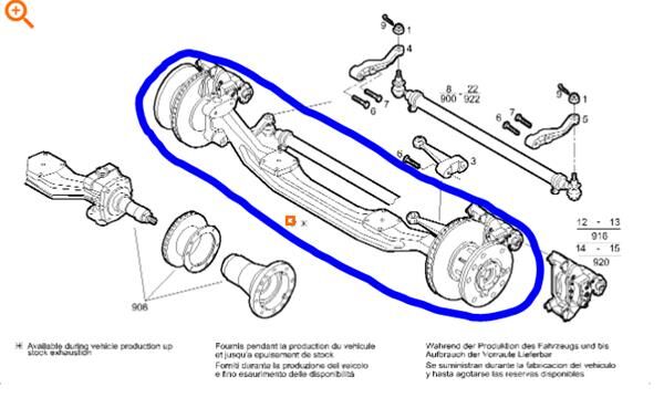 Prednji most za IVECO Stralis kamiona