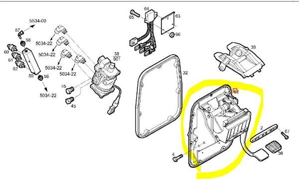 5801295887 pričvršćivači za IVECO Stralis kamiona