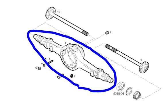 42559739 zadnji most za IVECO Stralis kamiona
