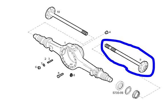 3206S1969 ležaj za IVECO Stralis kamiona