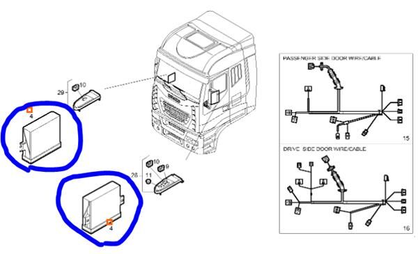 41221004 upravljačka jedinica za IVECO Stralis kamiona