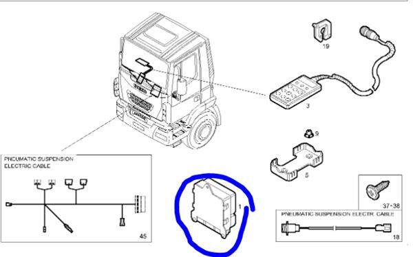 4461702010 upravljačka jedinica za IVECO Stralis kamiona