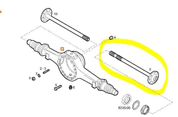 3206S1969 ležaj za IVECO Stralis kamiona
