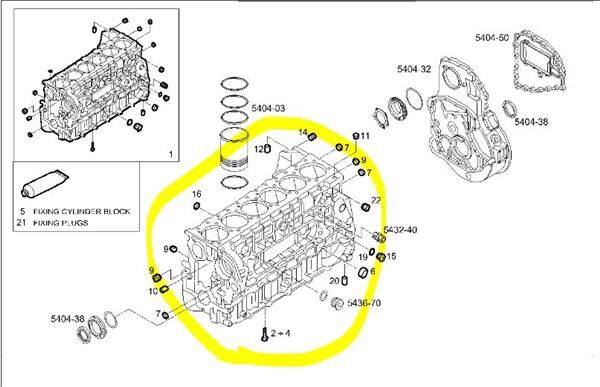 504172361 blok cilindara za IVECO Stralis kamiona