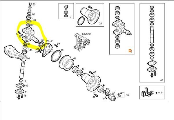 7182985 upravljački zglob za IVECO Stralis kamiona