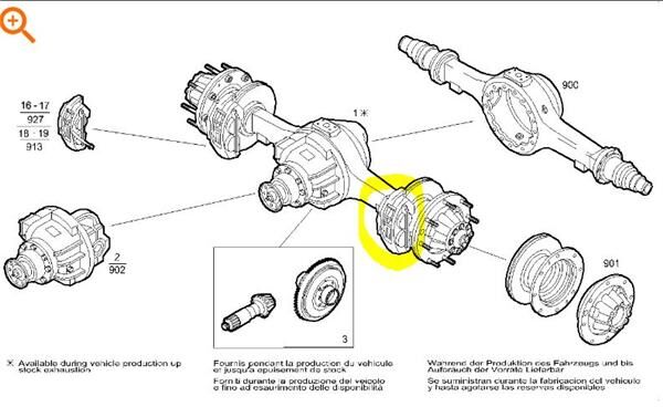 41285186 stezaljka kočnice za IVECO Stralis kamiona