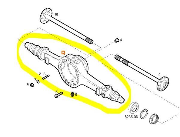 42559739 zadnji most za IVECO Stralis kamiona