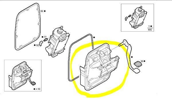 9650019060 pričvršćivači za IVECO Stralis kamiona