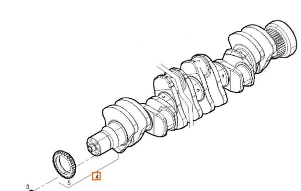 4896766 kolenasto vratilo za IVECO EuroCargo 05.03 -> kamiona