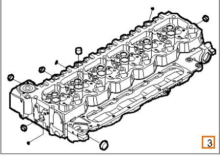 4893051 glava cilindra za IVECO EuroCargo 05.03 -> kamiona